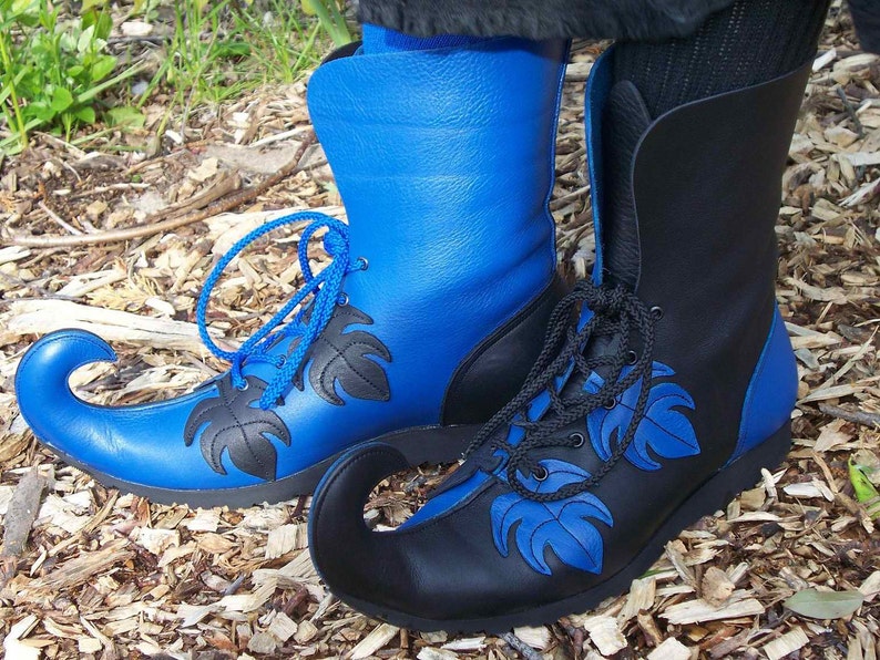 Curly Toe Leather Boot, Fairy, Steampunk - Etsy
