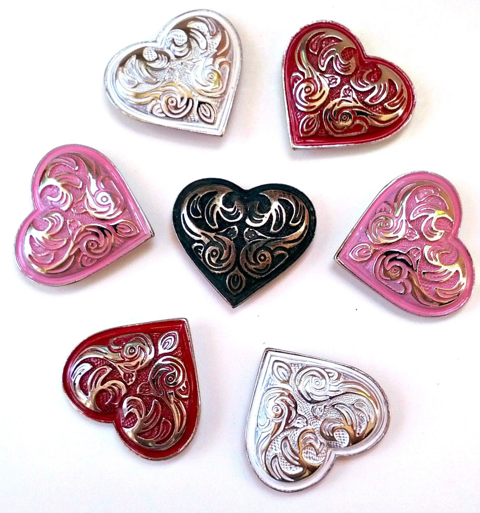 Heart Buttons - Etsy
