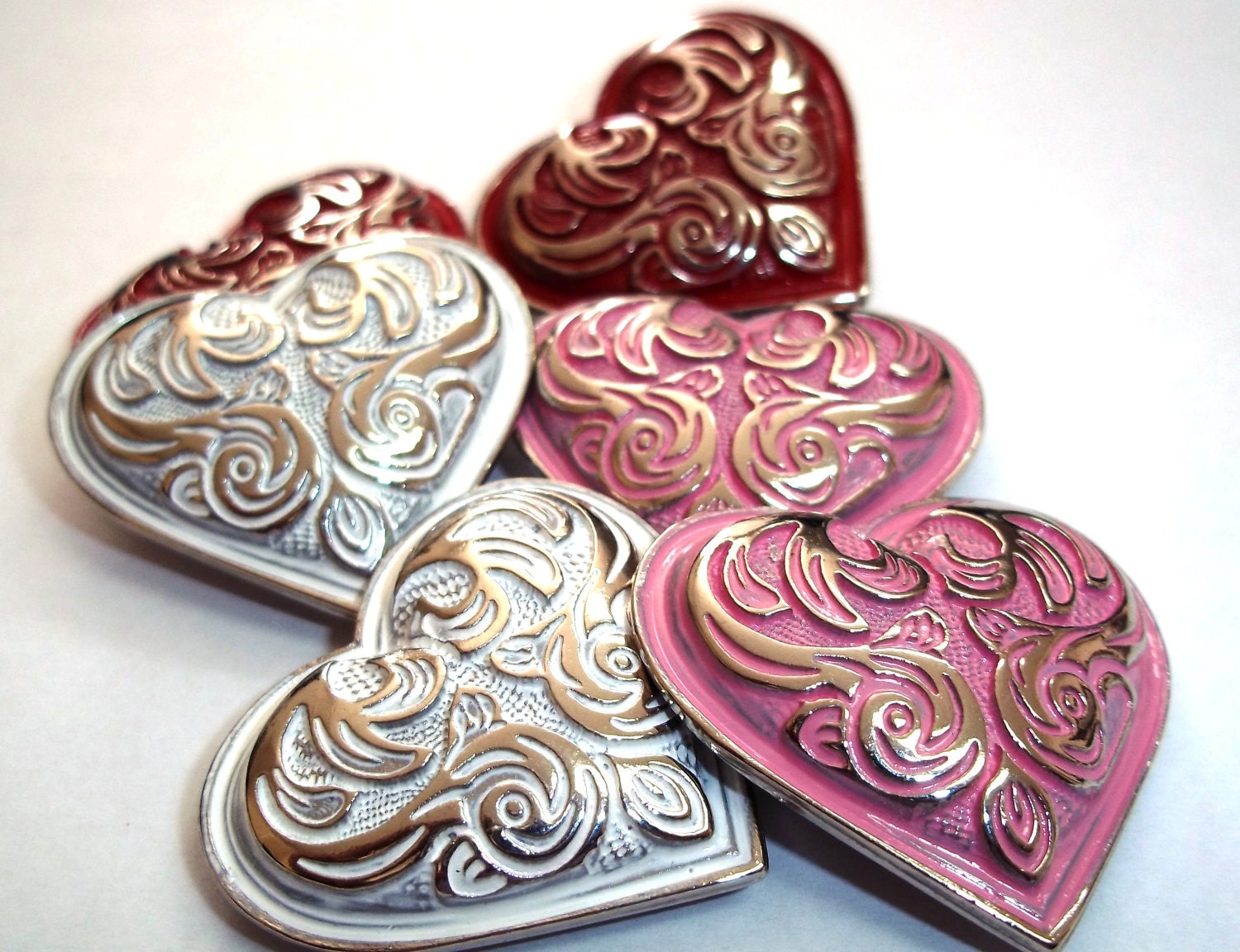 Heart Buttons - Etsy