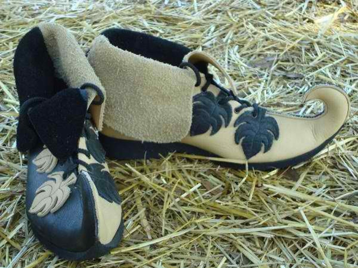 Curly Toe Leather Boot, Fairy, Steampunk - Etsy