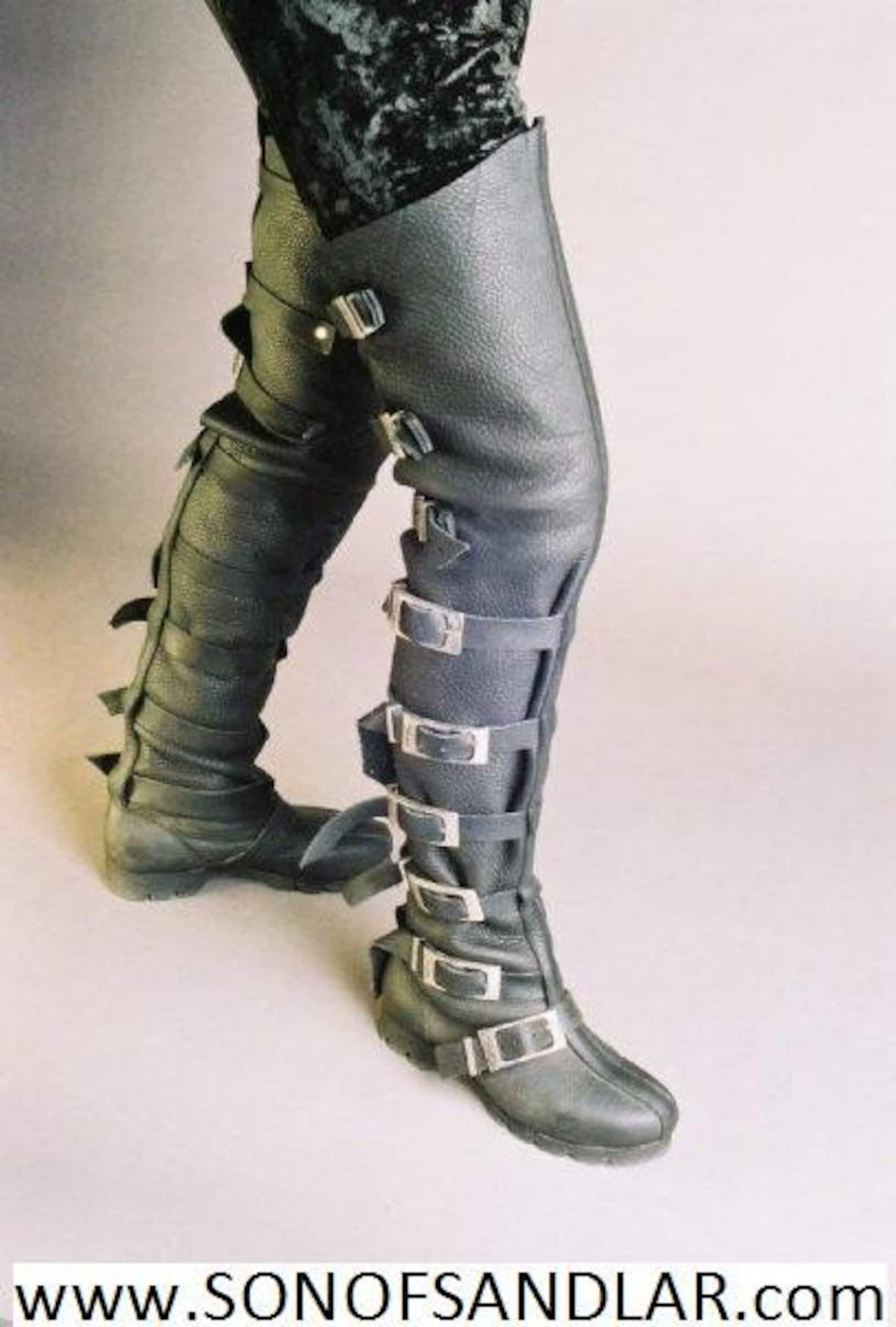 Thigh High Buckle Boots, Steam Punk - Etsy