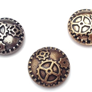 Steampunk Gear Buttons - Etsy