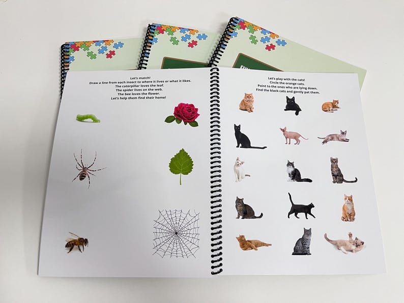Dry Erase Toddler Activity Book, Reusable Learning Workbook - Etsy