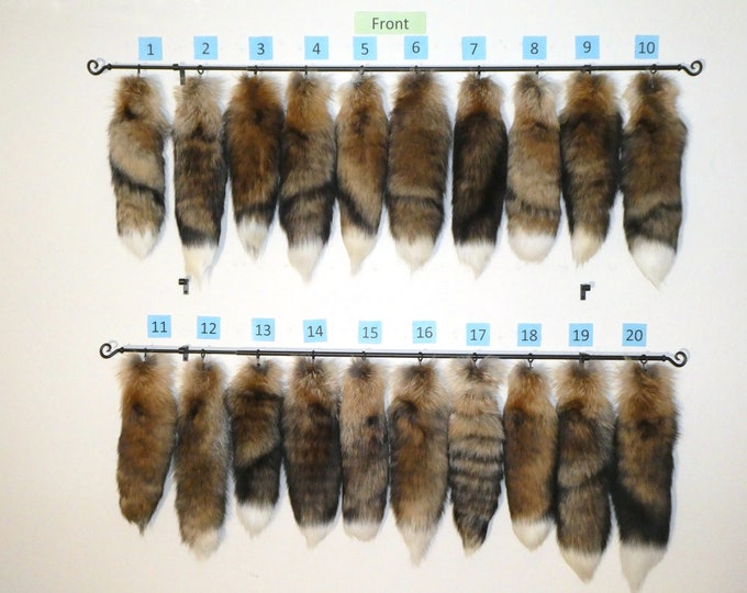 Eco-friendly Golden Red Fox Tails super Rare - Etsy