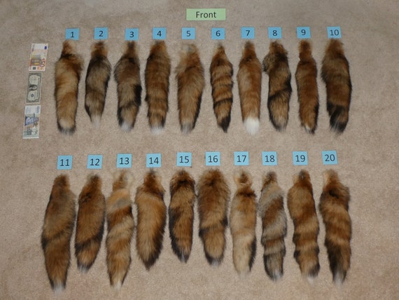 Eco Friendly Red Fox Tails | Etsy