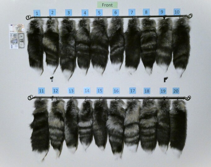 Eco Friendly Cross Fox Tails - Etsy