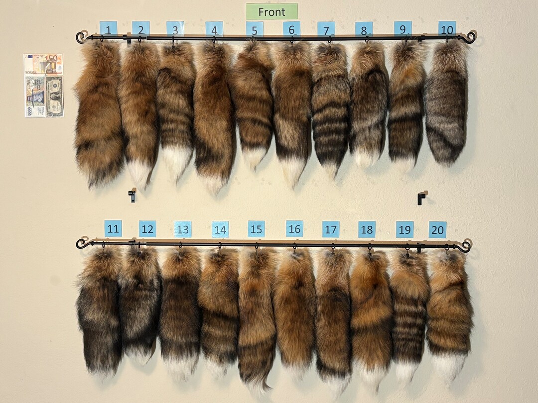 Eco-friendly Golden Red Fox Tails super Rare - Etsy