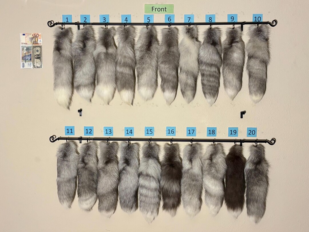 Eco Friendly Sapphire Frost Fox Tails - Etsy