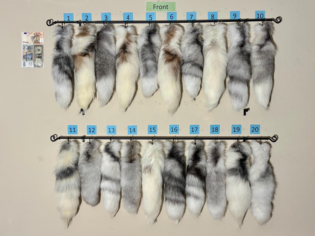 Eco Friendly Platinum Fox Tails - Etsy