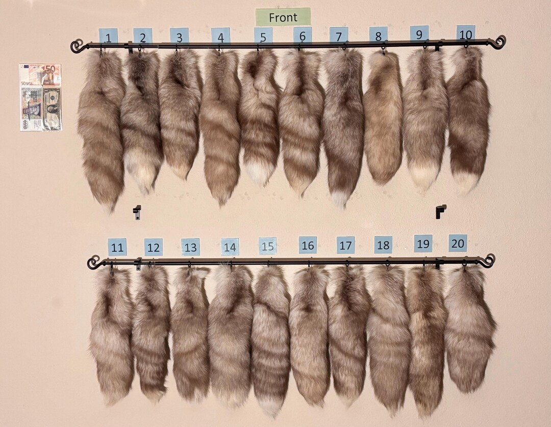 Eco Friendly Amber Frost Fox Tails - Etsy