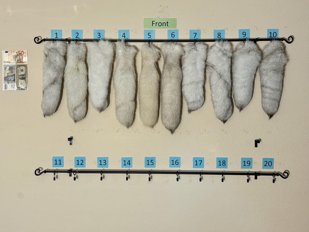 Eco Friendly Blue Fox Tails - Etsy