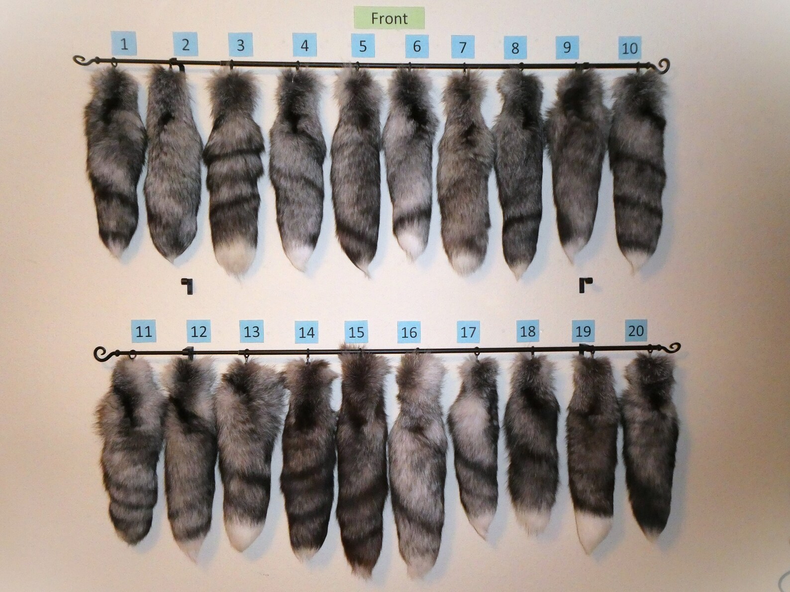 Eco Friendly Frost/indigo Fox Tails - Etsy