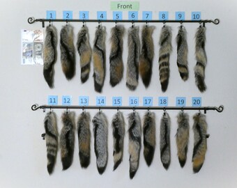 Eco Friendly Frost/indigo Fox Tails - Etsy