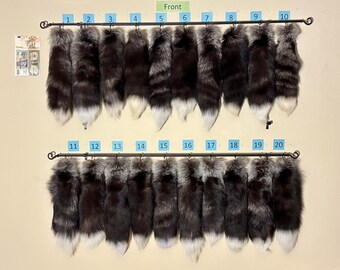 Eco Friendly Platinum Fox Tails - Etsy
