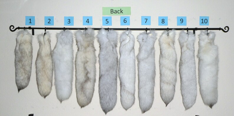 Eco Friendly Blue Fox Tails - Etsy