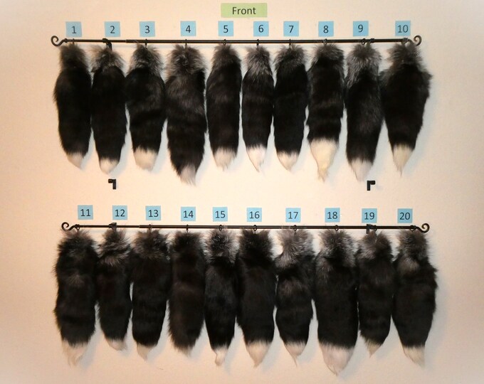 Eco Friendly Silver Fox Tails - Etsy