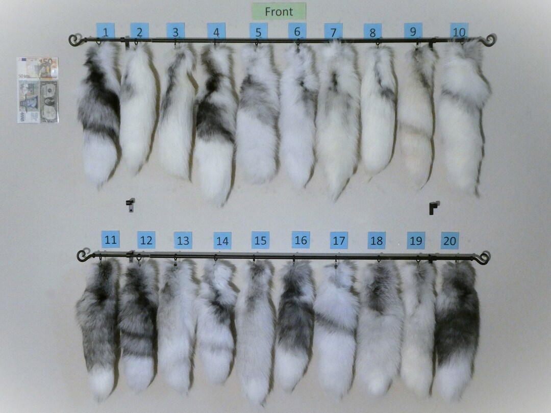 Eco Friendly Platinum Fox Tails - Etsy