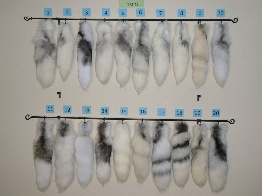 Eco Friendly Platinum Fox Tails - Etsy