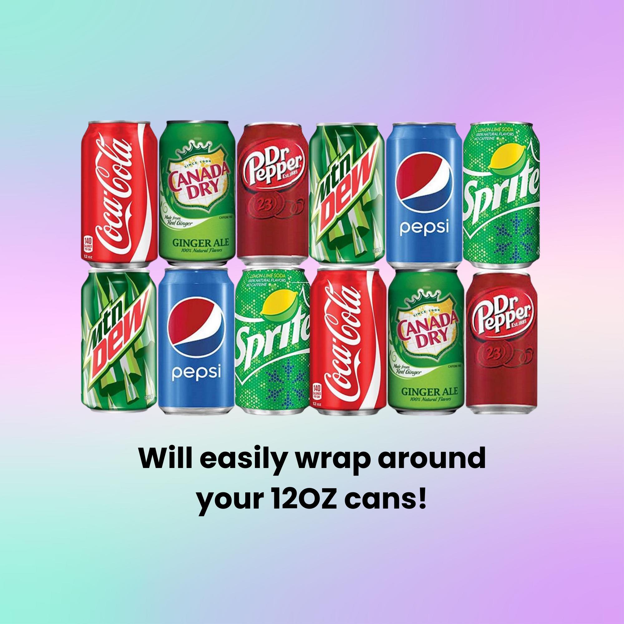 Kpop Birthday Party Favor Labels: Soda Can Wrappers (digital Download ...