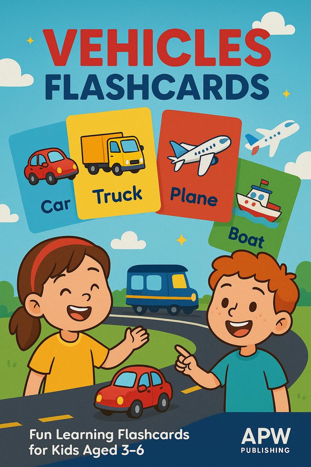 Vehicle Flash Cards - Etsy
