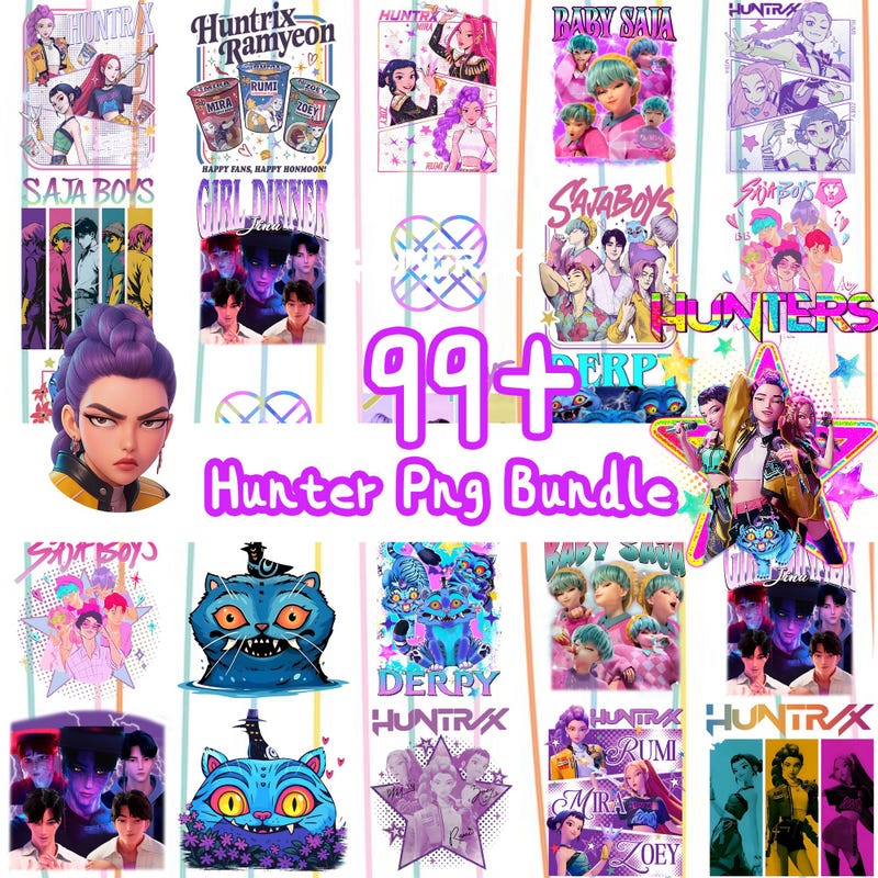Huntrix Printable - Etsy