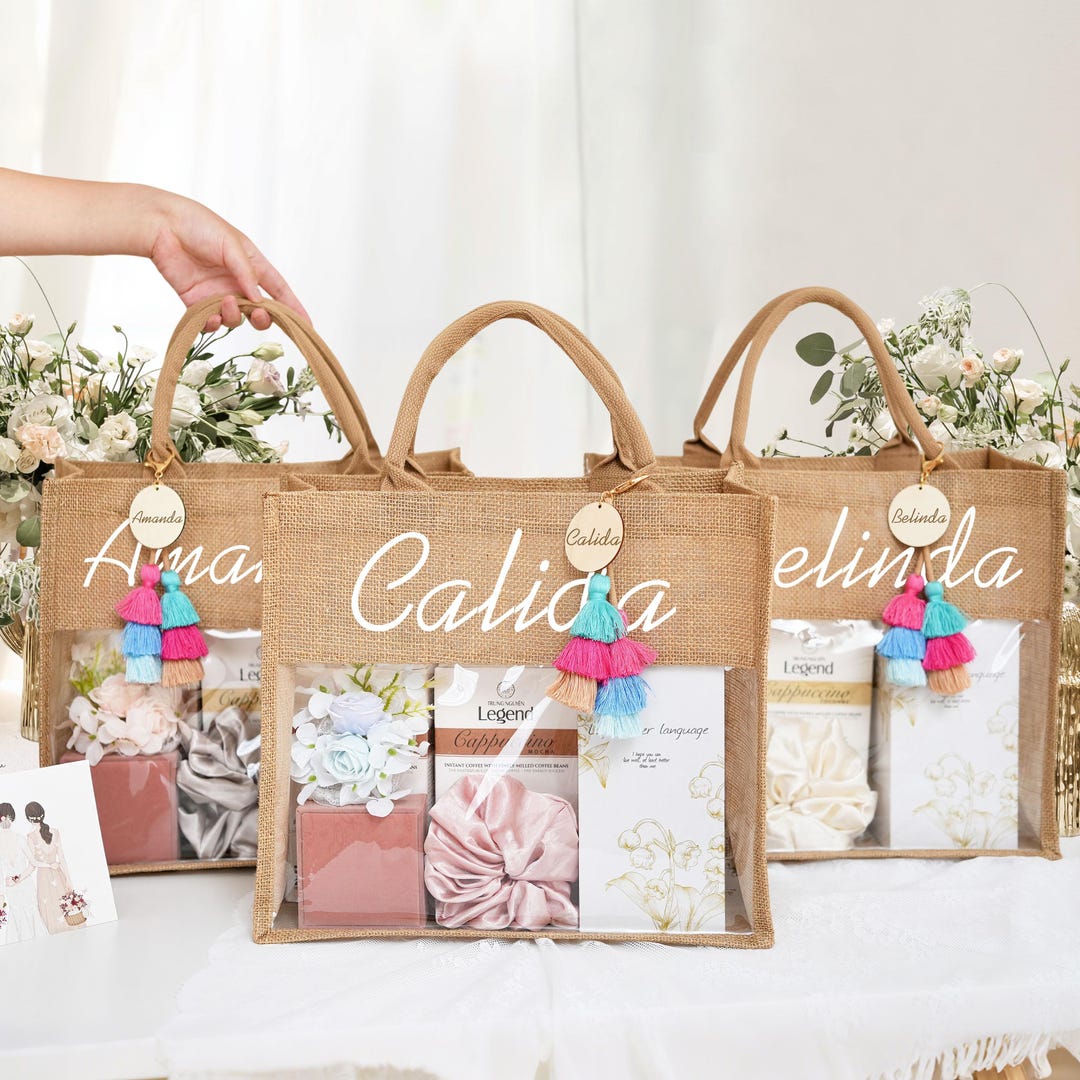 Personalized Party Favor Bags, Custom Name Gift Bags, Birthday Wedding ...