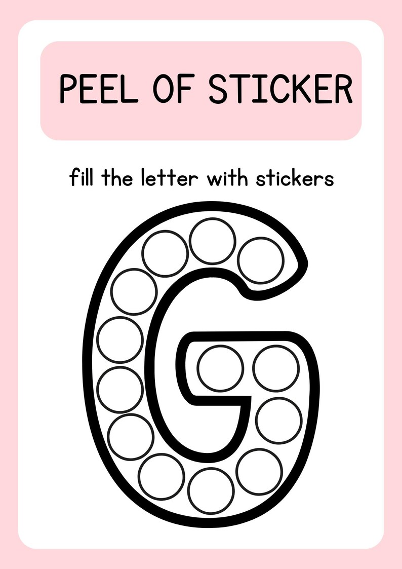 ABC Worksheet - Etsy