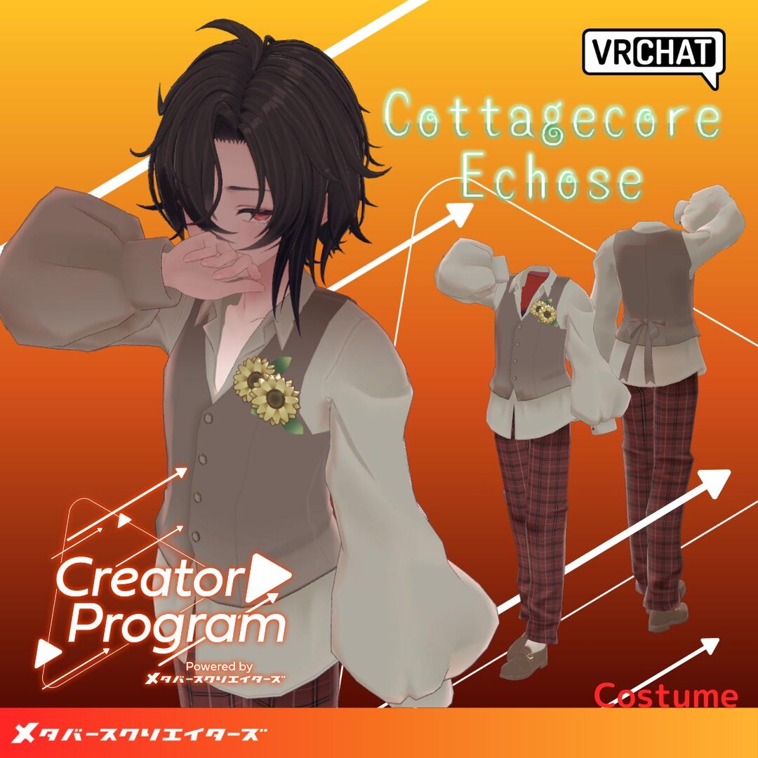 Vrchat Men's Clothing - Cottagecore Vest Outfit - CP3 - Etsy Canada