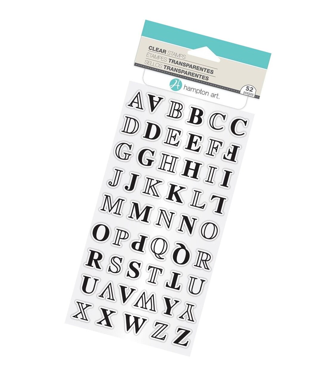 Hampton Art Clear Stamp Set Alphabet Capital Letters Layers SC0780 - Etsy