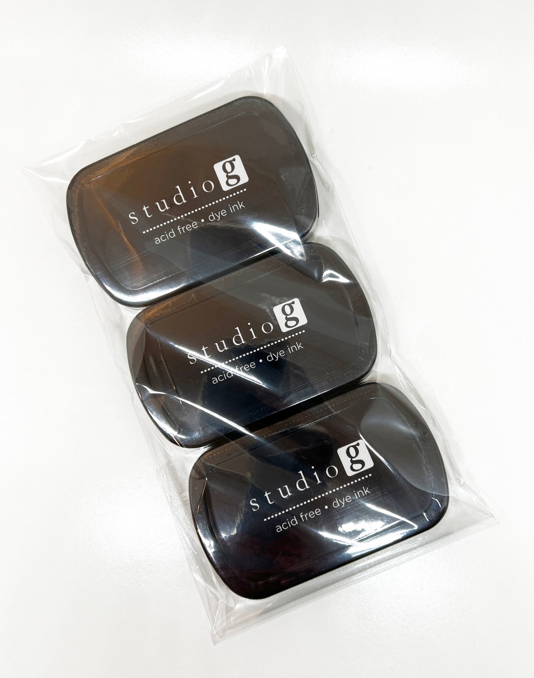 3 Pack Hampton Art Studio G Dye Ink Pads Inkpads - Black - Etsy