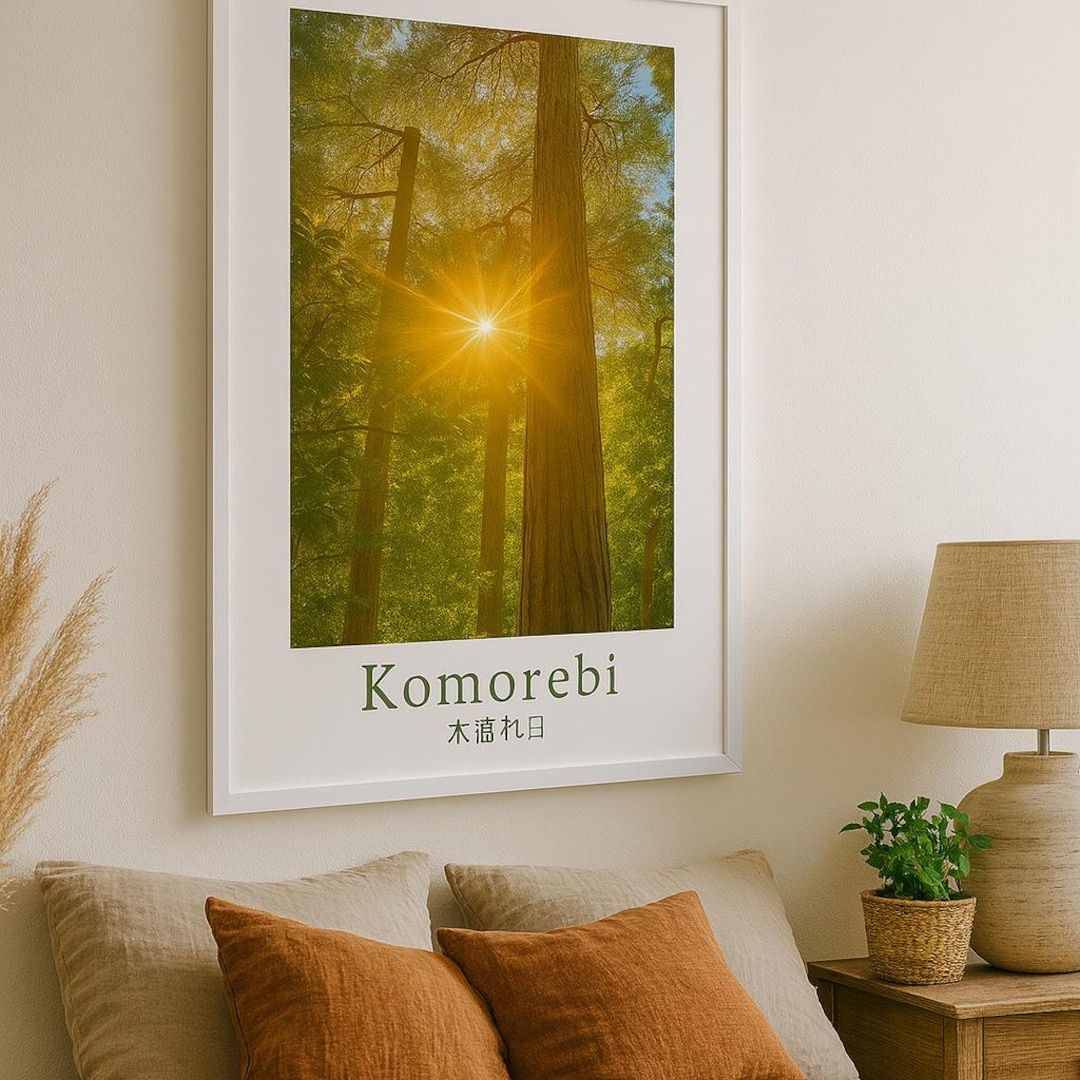 Komorebi Print: Sunlight Through Trees Photography (A1-A5 Digital ...