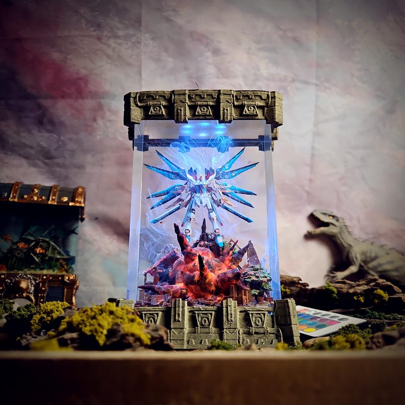 G.u.n.d.a.m Stri/ke Freed0m Battle Scene, Room Decor, Gift for Anime ...