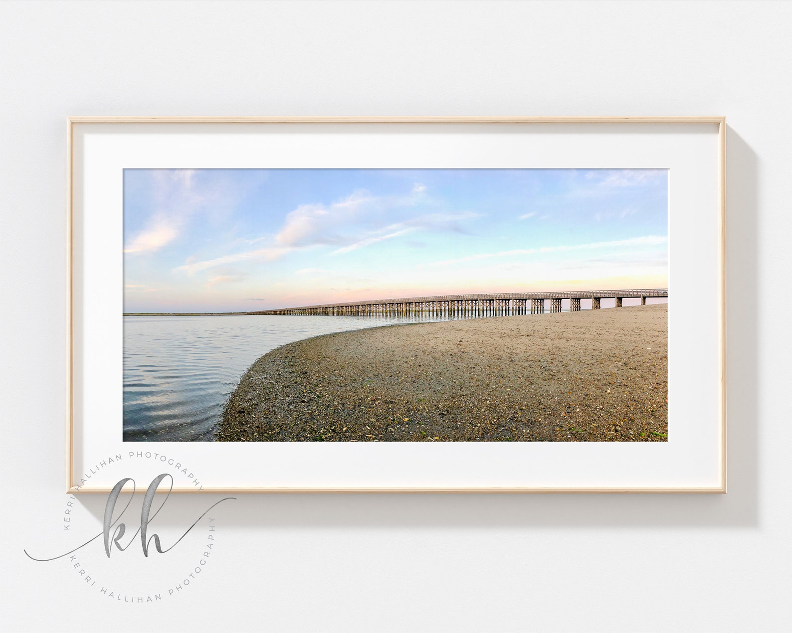 Powder Point Bridge Panoramic // Duxbury Beach Photograph // Nautical ...