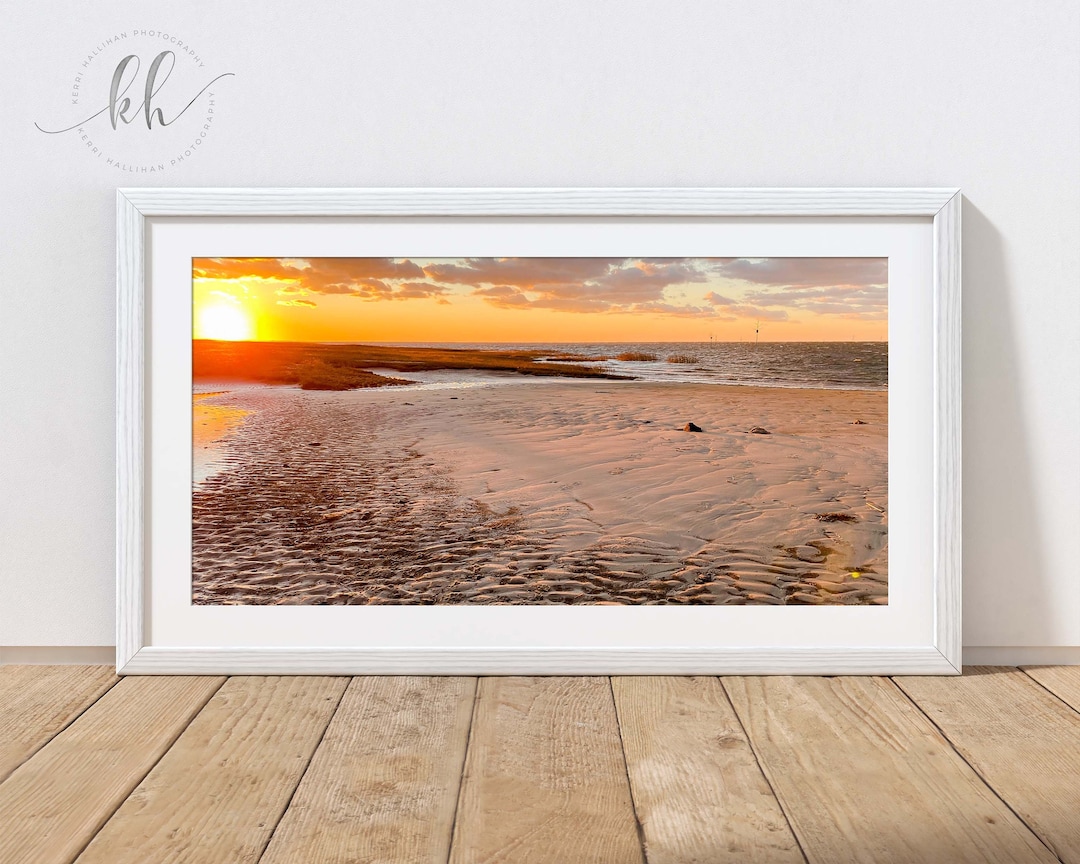 Rock Harbor Sunset Aerial Panoramic Photo // Orleans MA // Cape Cod ...