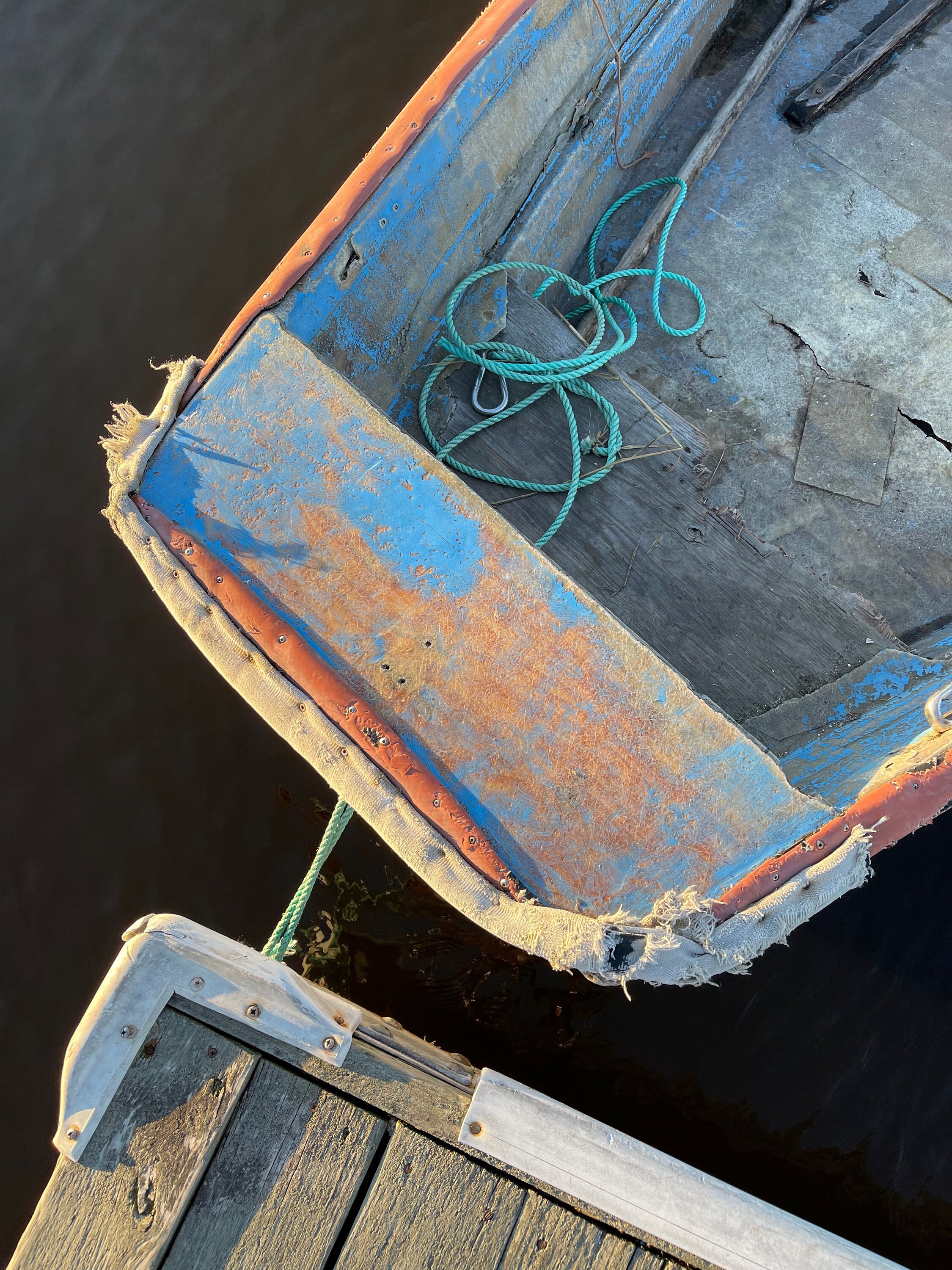 Set of Four Prints // Nautical Photography // Dinghy Skiff Boat Photos ...