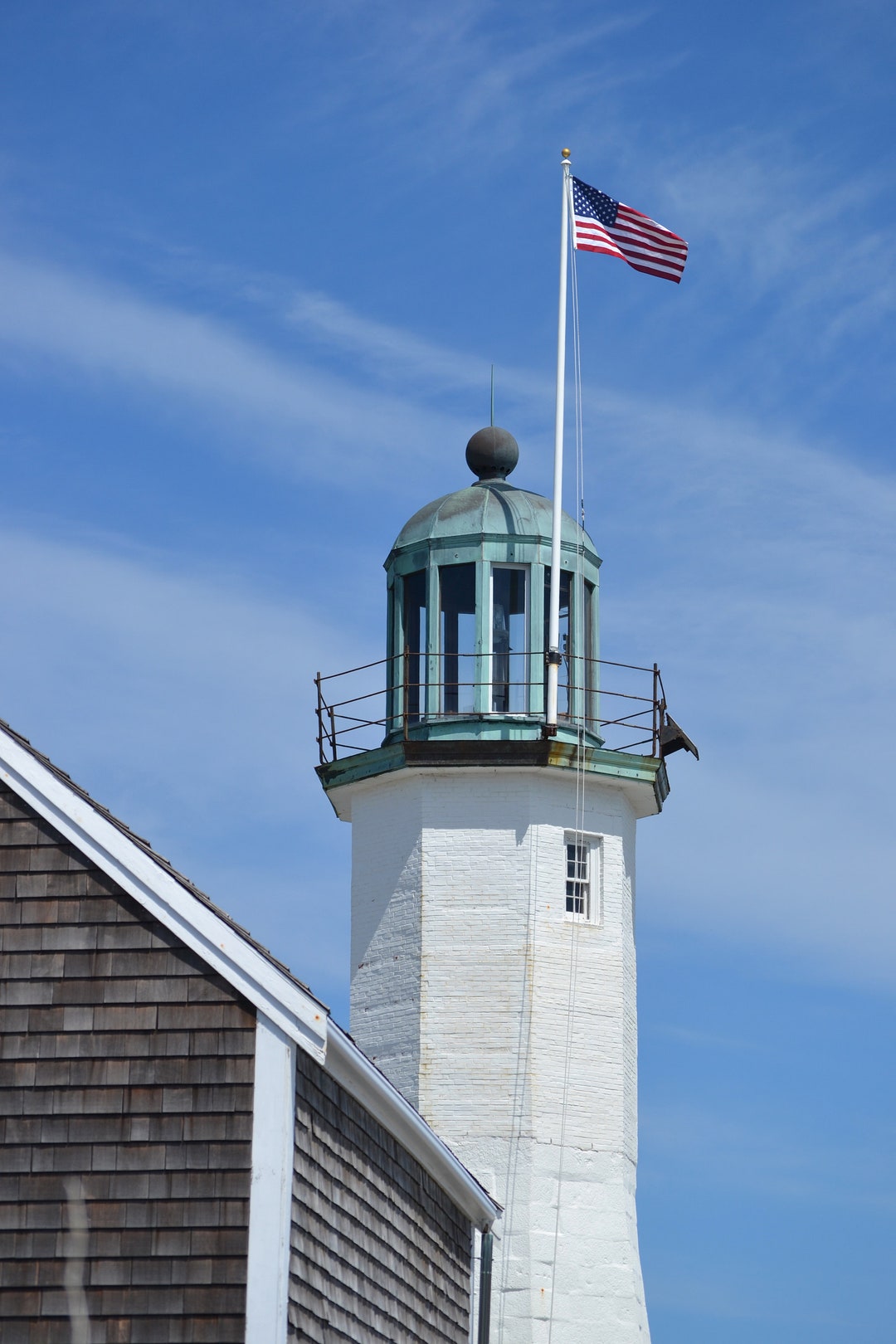 Scituate Lighthouse Vertical Print // Scituate MA // Coastal Decor ...