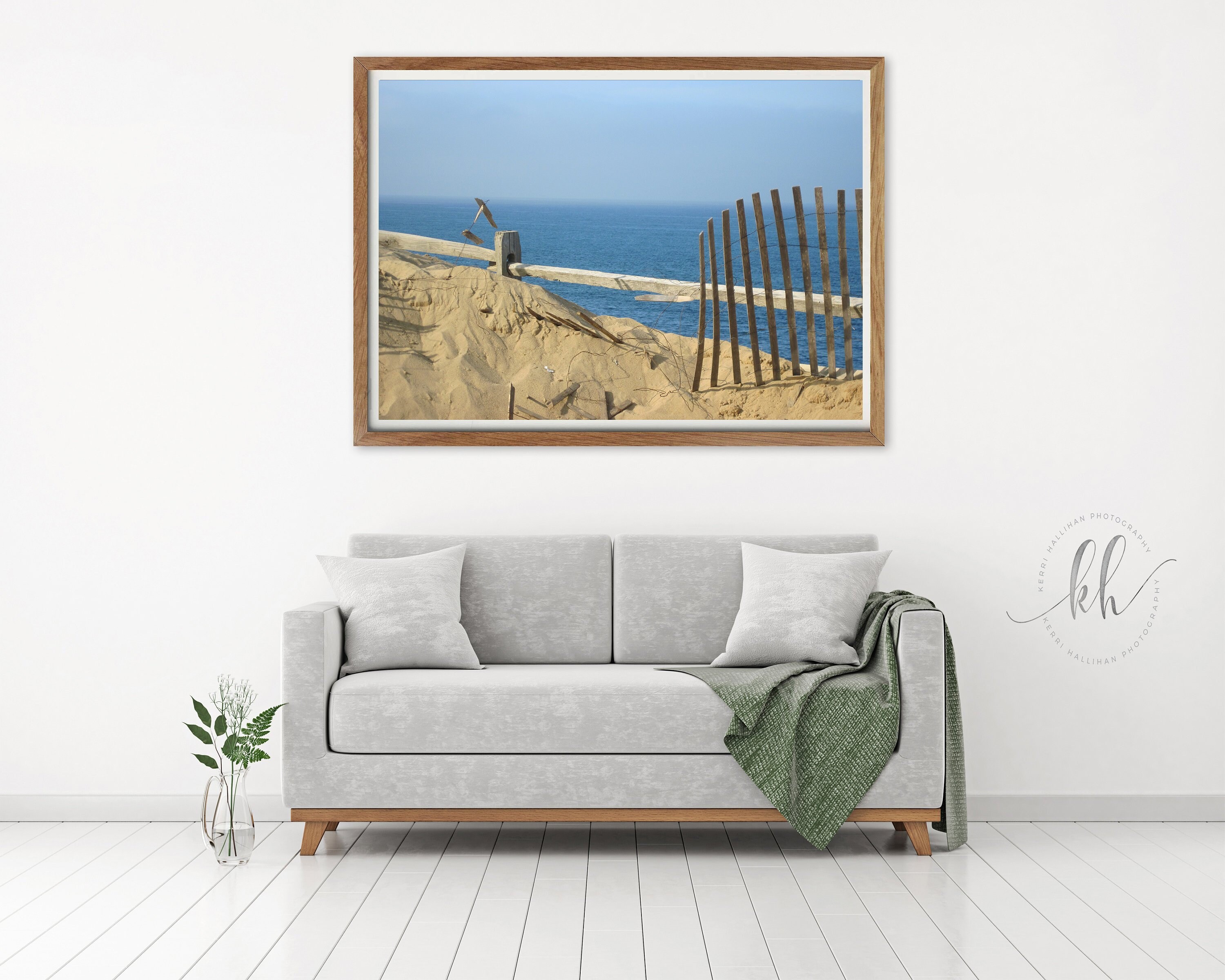 Wellfleet Beachcomber Beach Fence, Living Room Wall Decor, Large Beach ...