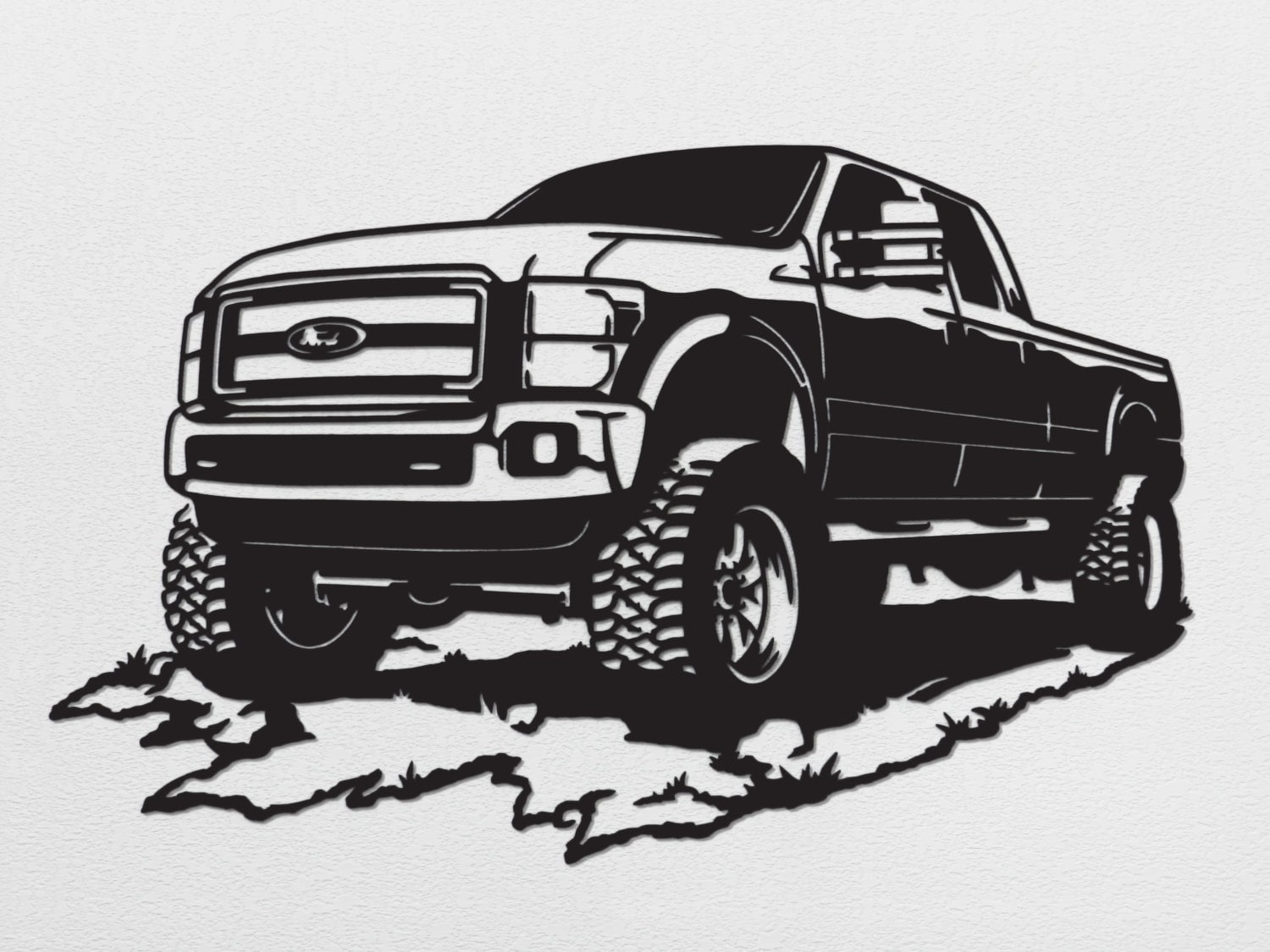Ford F350 Metal Wall Art - Etsy