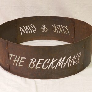 Personalized - Fire Ring - Fire Pit - Portable - Etsy