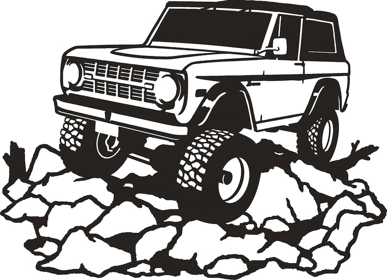 Early Ford Bronco Metal Wall Art - Etsy