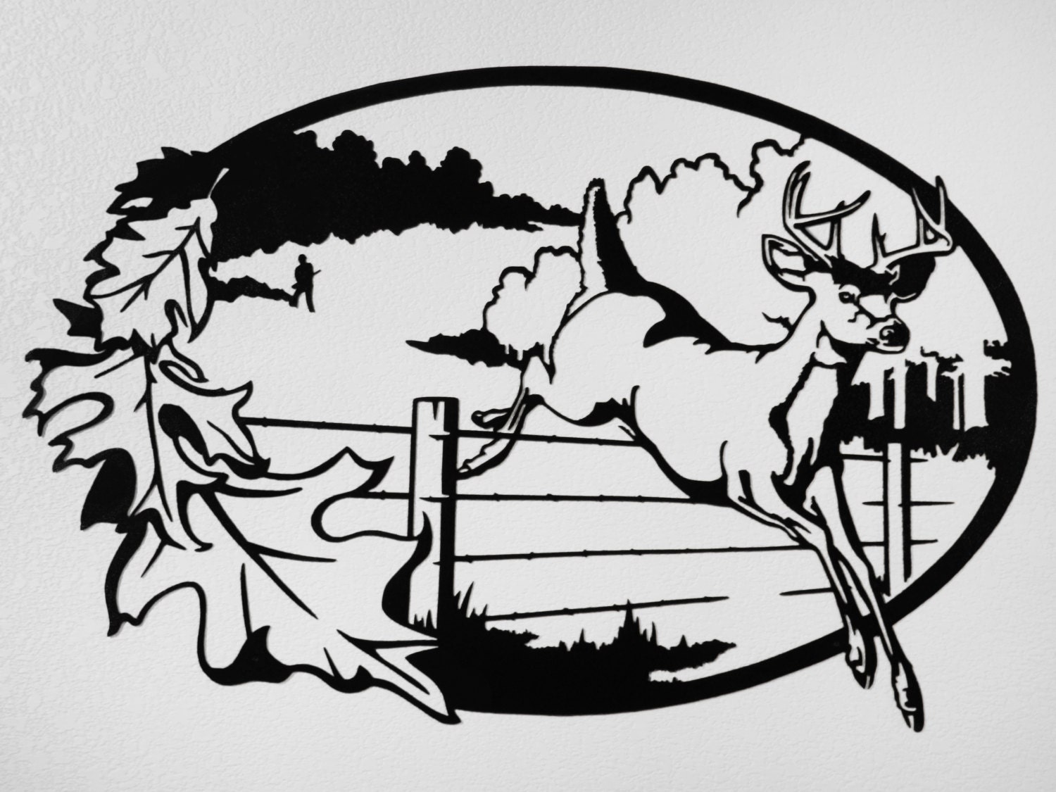 Buck Deer Metal Wall Art - Etsy