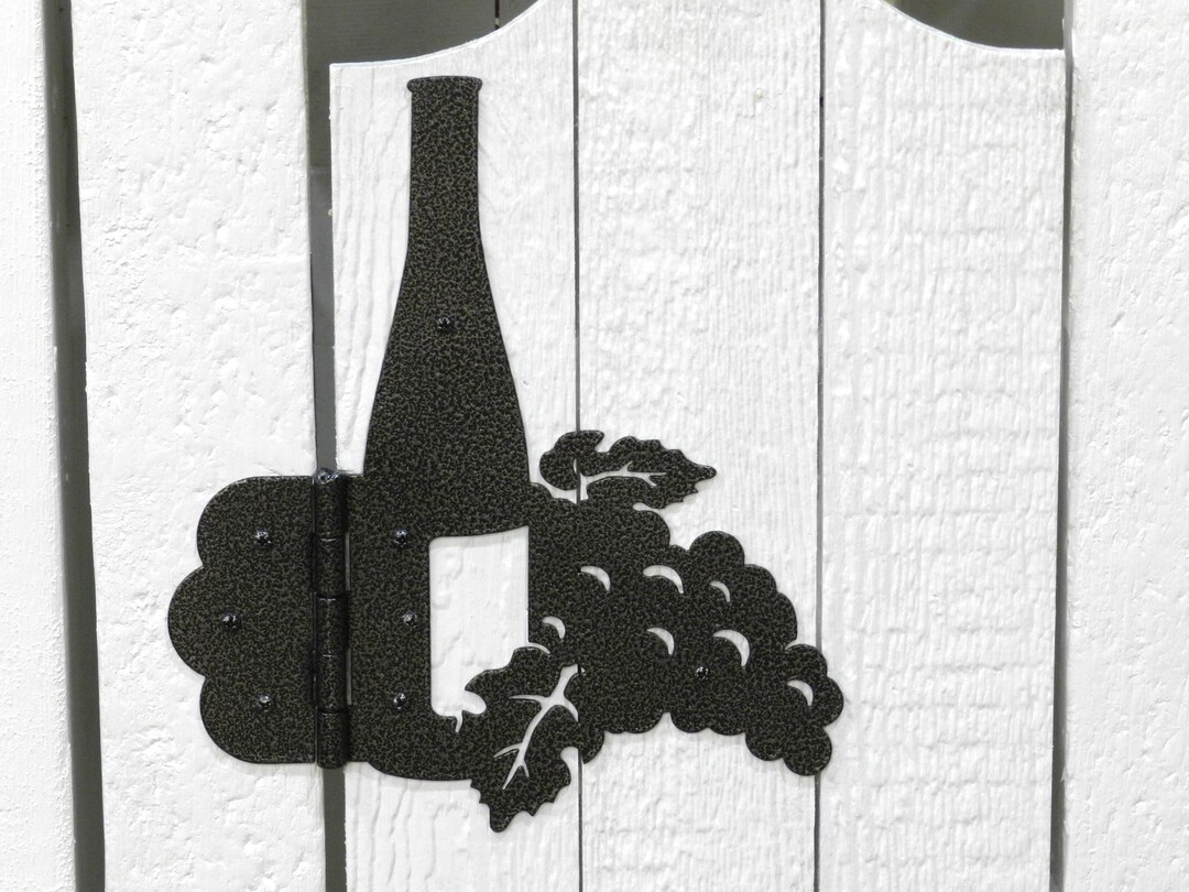 Wine Bottle Design Hinges, Decorative Hinges, Garden Gate Hinges, Shed ...