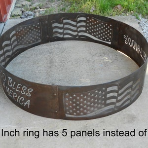 Personalized - Fire Ring - Fire Pit - Portable - Etsy