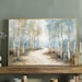 Misty Forest Canvas Print – Woodland Path, Floating Wood Frame - Etsy