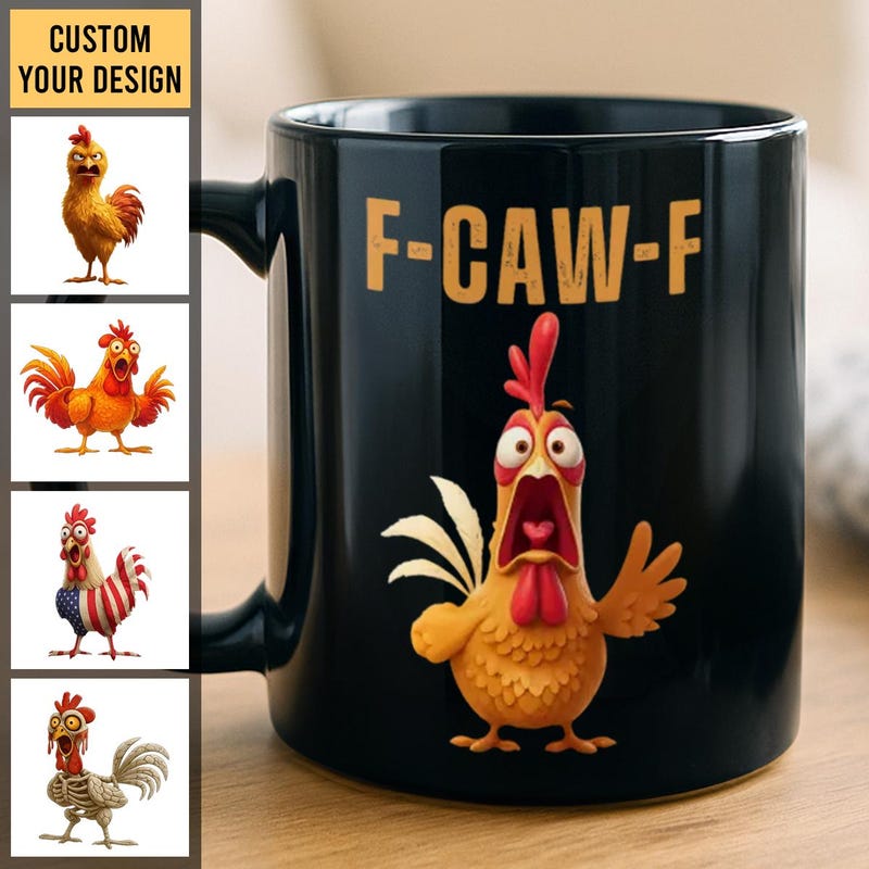 F Caw F Coffee Mug - Etsy