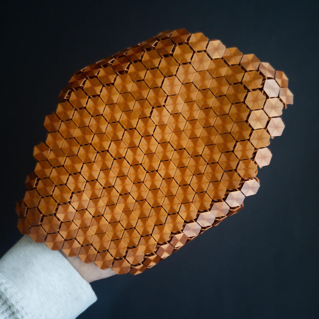 NASA Fabric Fidget Toy | Chainmail Sensory Desk Art for Calm, Focus ...