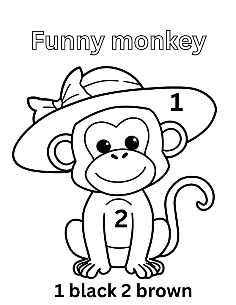 Funny Animals Coloring Pages | Kids Coloring Book | Cute Cartoon ...