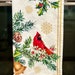 Cardinal Kitchen Towel, Cardinal Tea Towel, Christmas Tea Towel ...