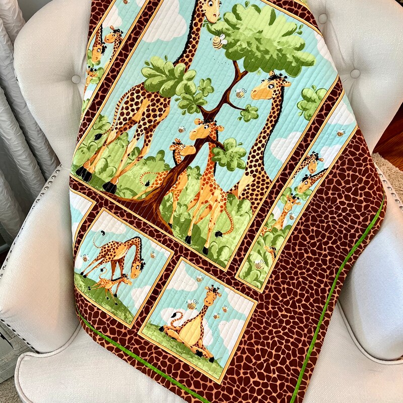 Giraffe Quilt - Etsy