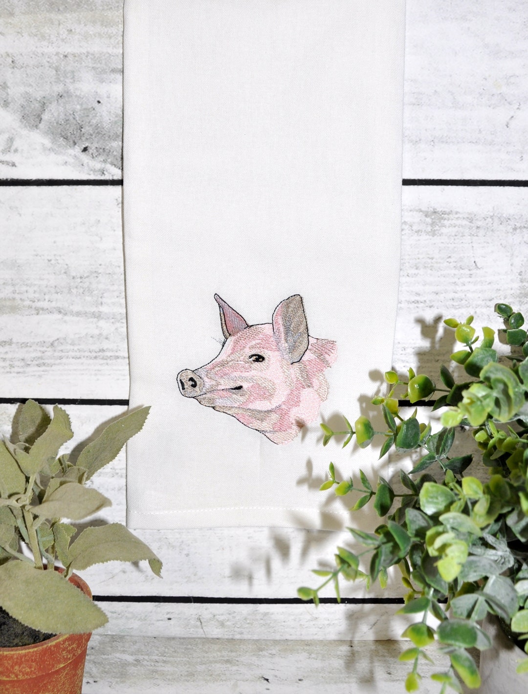 Farmhouse Kitchen Towel, Pig Kitchen Towel, Pig Kitchen Decor - Etsy